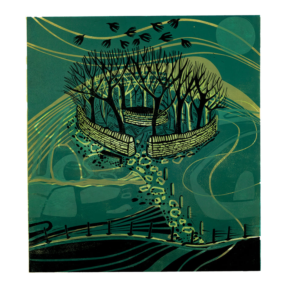Linocut Print & Illustration By Printmaker Sarah Kirby | UK Art