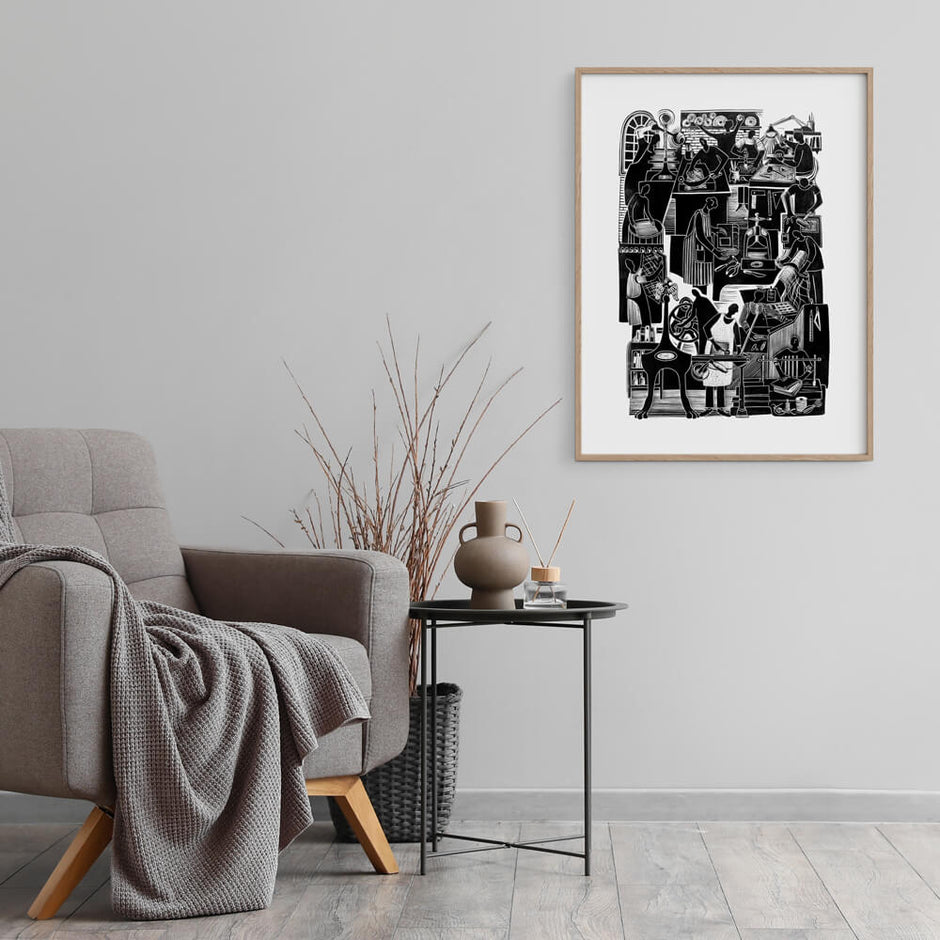 Sarah Kirby | Lino Print Artist | Original Prints & Greeting Cards