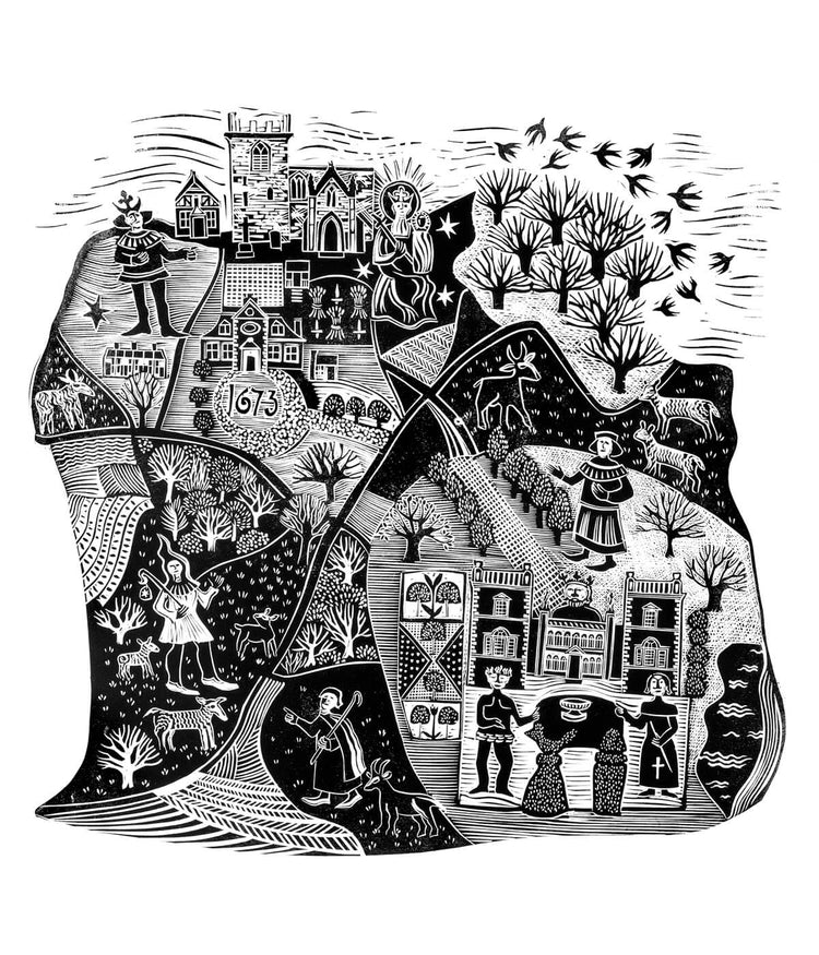 Sarah Kirby | Lino Print Artist | Original Prints & Greeting Cards