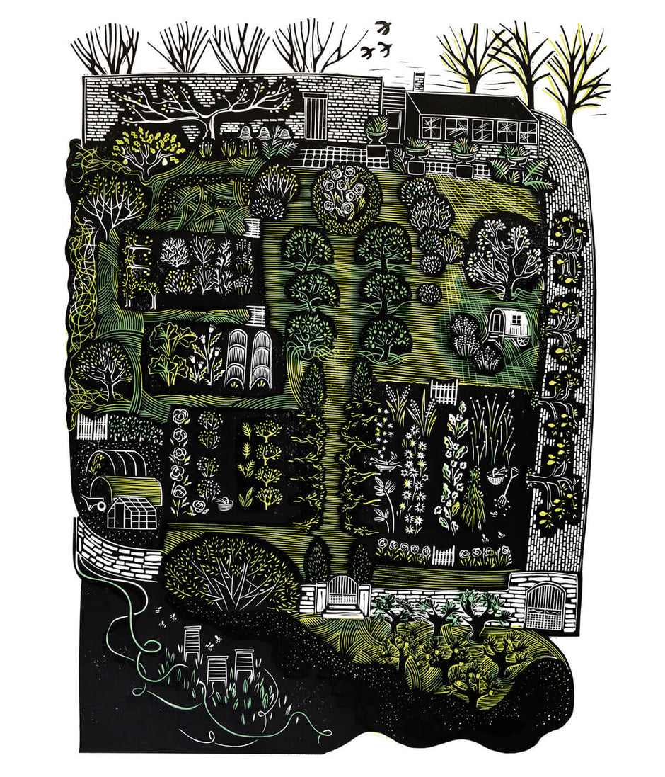 Linocut Print & Illustration By Printmaker Sarah Kirby | UK Art